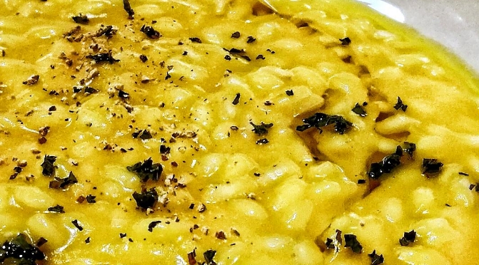 ESTATE SPEZIATA: RISOTTO AL MANGO E ZENZERO