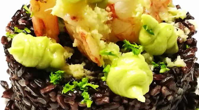 Come fare il Venere con gamberi e avocado : RISOTTO | Ricettario di ...