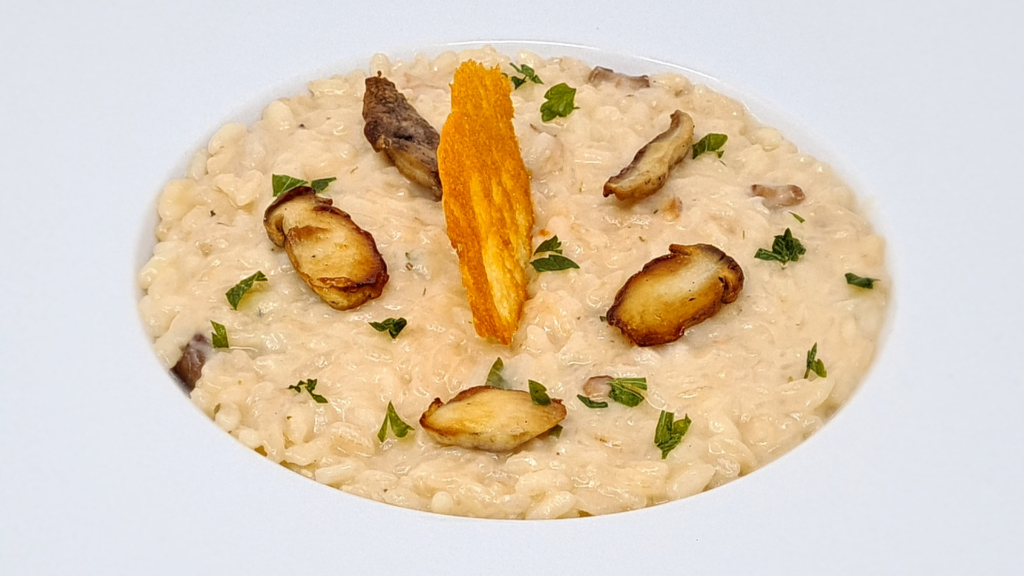 Risotto ai porcini con cialda di Parmigiano : RISOTTO | Ricettario di ...